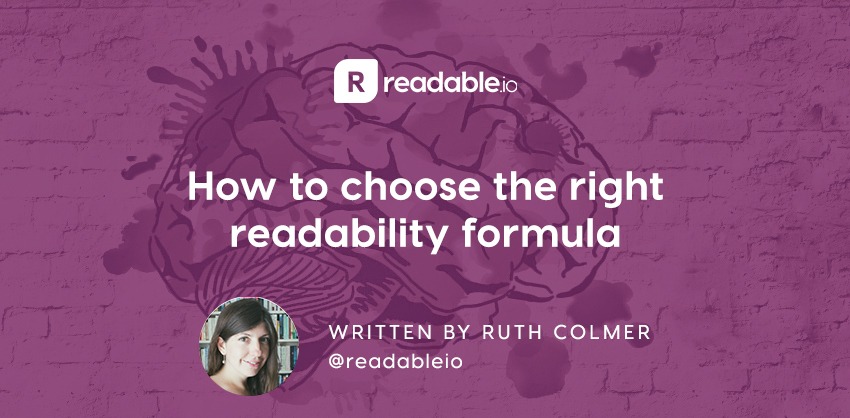 How to choose the right readability formula – Readable