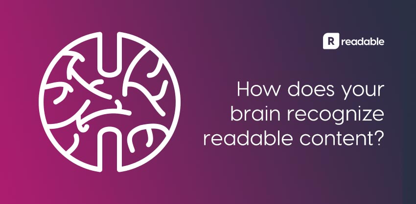 This is what happens when your brain recognizes fantastic readability ...